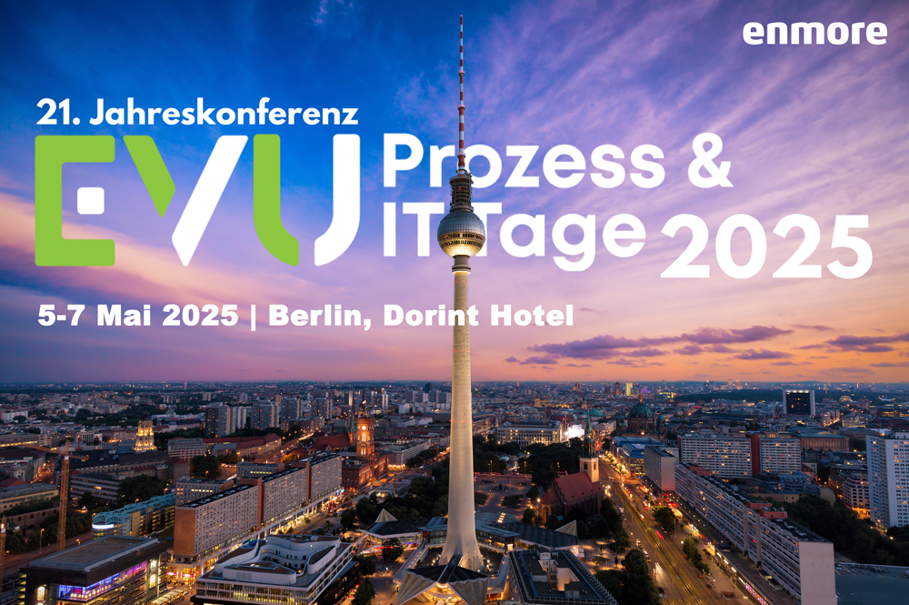 Treffen Sie uns auf der EVU Prozess & IT Tage 2025 - enmore consulting ag